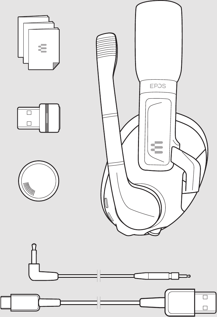 EPOS H3PRO Hybrid - Wireless Gaming Headset Quick Guide | ManualsLib