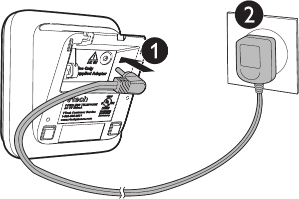 Vtech CS6829, CS6829-2/26/3 DECT 6.0 Cordless Telephone Abridged Manual ...