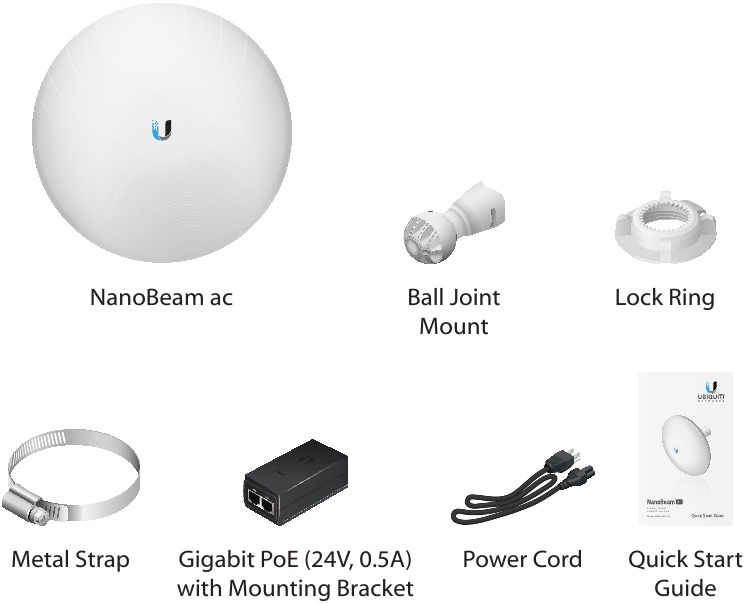 UBIQUITI NanoBeam ac NBE-5AC-19 Quick Start Guide | ManualsLib