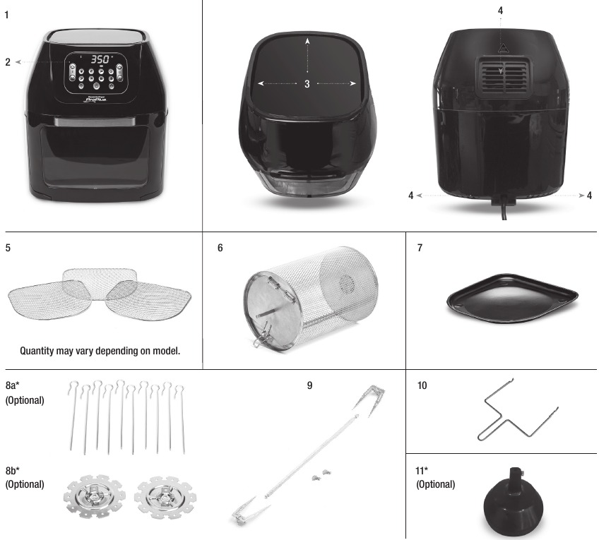 ProPlus CM003 Power Air Fryer Manual | ManualsLib