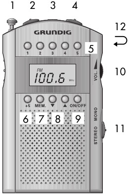 Grundig CITY BOY 52 - Portable Radio Manual | ManualsLib