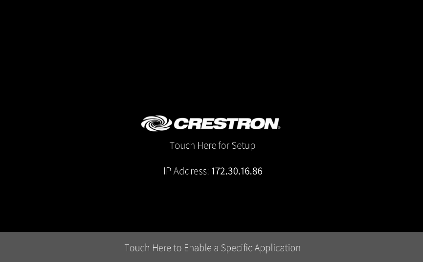 Crestron TSW-560, TSW-760, TSW-1060 - Touch Screen Quick Start Guide ...