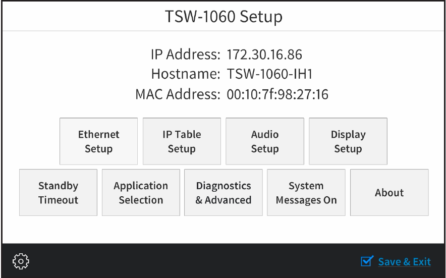 Crestron TSW-560, TSW-760, TSW-1060 - Touch Screen Quick Start Guide | ManualsLib