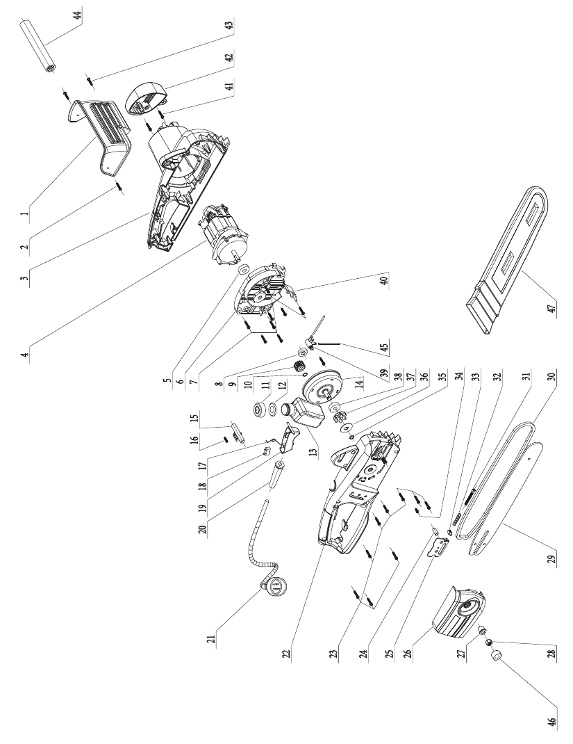 Portland 64497 - Electric 14" Chain Saw Manual | ManualsLib