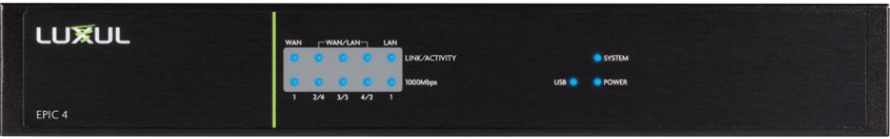 Luxul Epic 4 ABR-4500 - Multi-WAN Gigabit Router Quick Install Guide ...