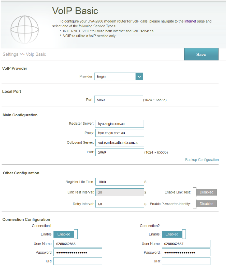 D-Link TALK BOX DVA-2800 Quick Installation Guide | ManualsLib