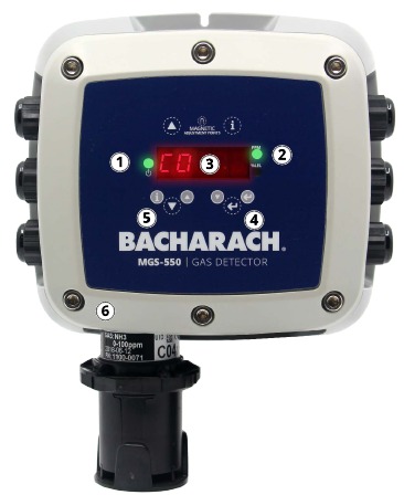 Bacharach MGS-550 - Dual Sensor Gas Detector Quick Start Guide | ManualsLib