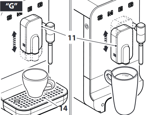 Smeg BCC02 Bean to Cup Coffee Machine Manual | ManualsLib