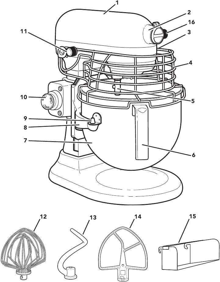 KitchenAid 5KSM7990X Professional Bowl-Lift Stand Mixer Manual | ManualsLib