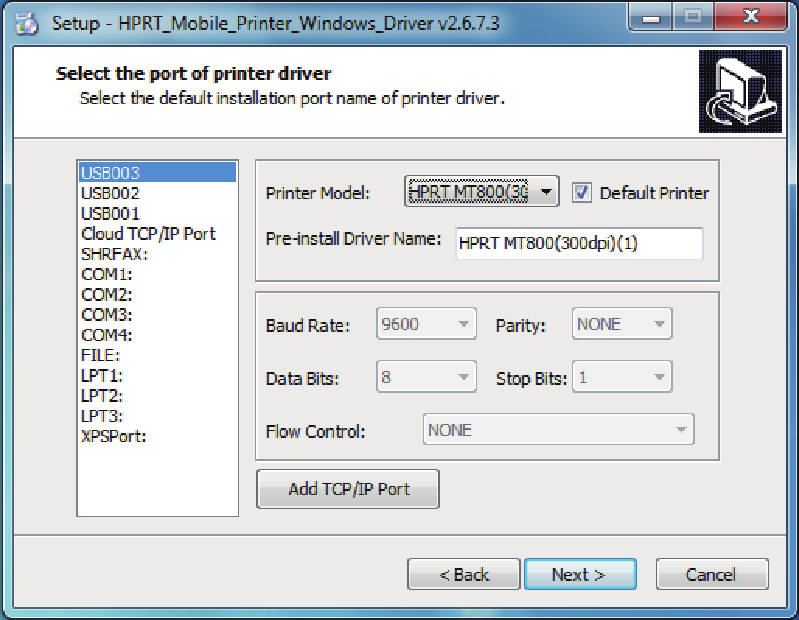 HPRT MT800 - Thermal Printer Quick Start Guide | ManualsLib