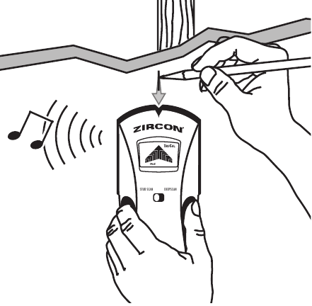 Zircon StudSensor e50 - Stud Finder Manual | ManualsLib