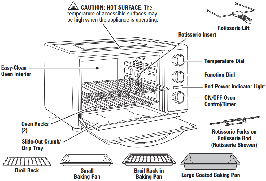 Hamilton Beach 31103D Countertop Oven Manual | ManualsLib