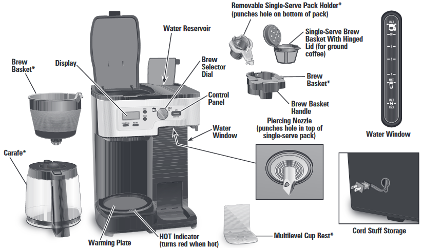 Hamilton Beach 2-Way FlexBrew 49983 Coffee Maker Manual | ManualsLib