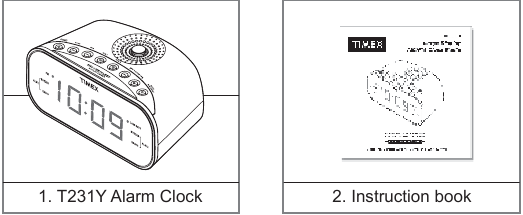 Timex T231Y AM/FM Clock Radio Manual | ManualsLib