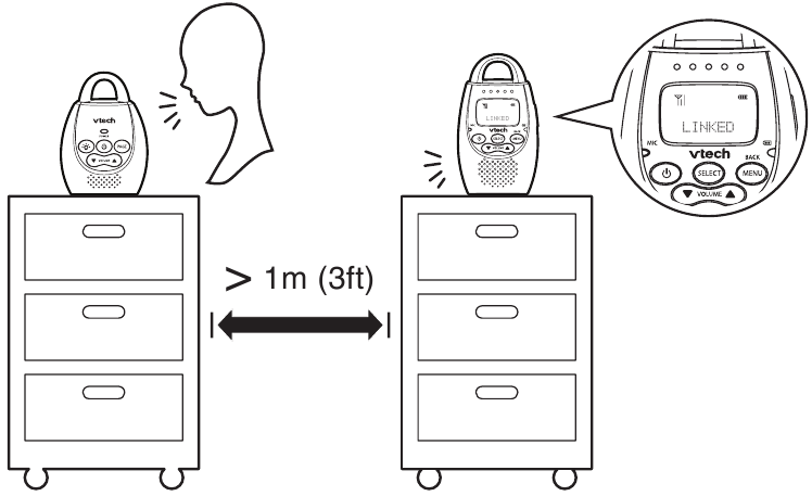 VTech DM221 and DM221-2 - Digital Audio Monitors Manual | ManualsLib