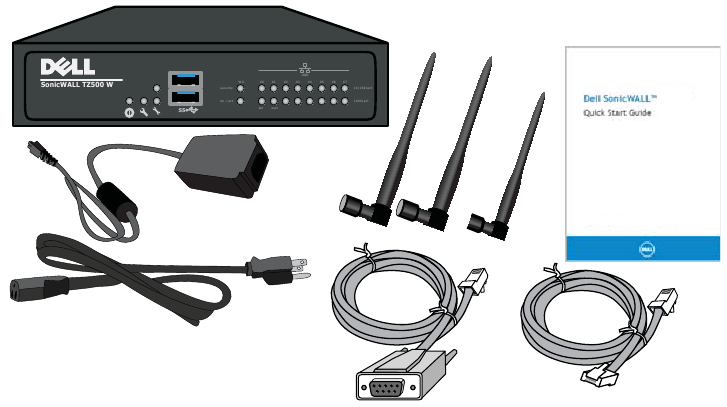 Dell SonicWALL TZ500, TZ500 W - TZ Series Firewalls Quick Start Guide ...