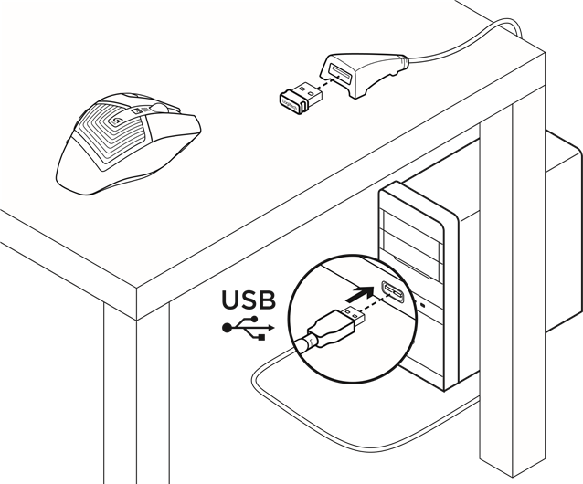 Logitech G602 - Wireless Gaming Mouse Setup Guide | ManualsLib