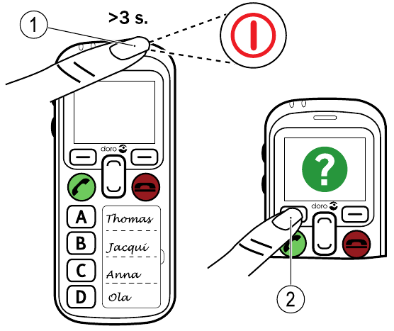 Doro Secure 580 - Mobile Phone Manual | ManualsLib