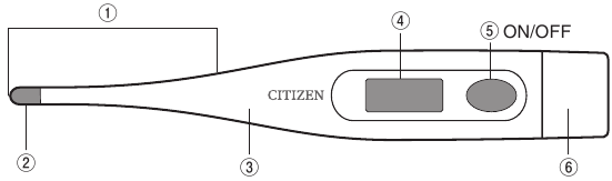 Citizen CTA301, CTA302, CTA303 - Digital Thermometer Manual | ManualsLib