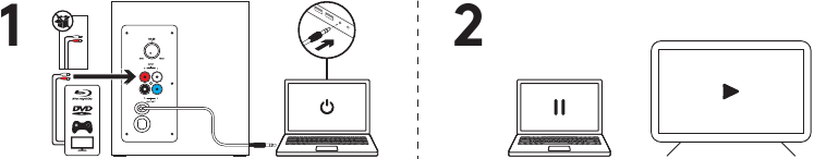 Logitech Z333 Speaker With Subwoofer Setup Guide | ManualsLib