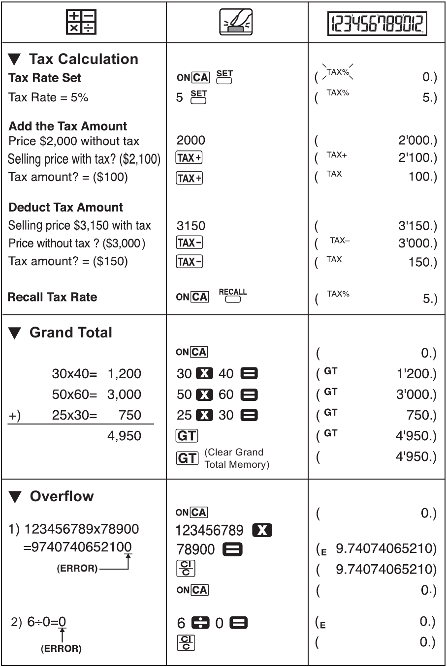 Canon LS-123K - Calculator Manual | ManualsLib
