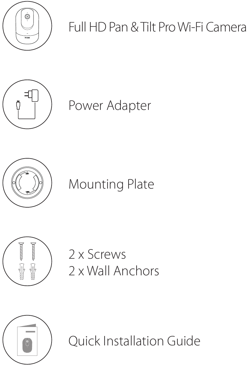 MYDLINK DCS-8526LH - Full HD Pan & Tilt Pro Wi-Fi Camera Quick ...