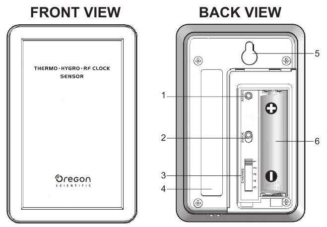 Oregon Scientific BAR800, BAR800A - Slim Weather Box Manual | ManualsLib