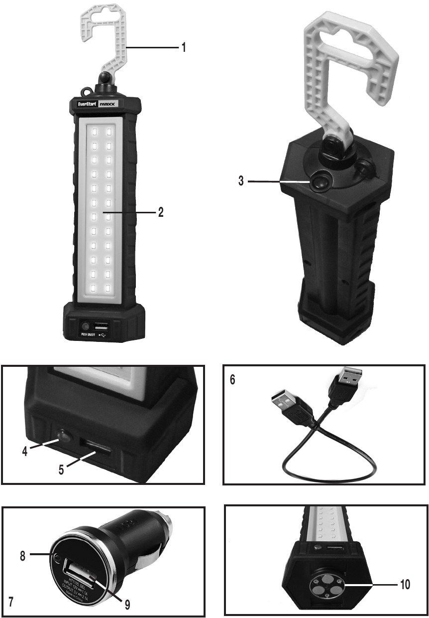 EverStart maxx BB24PE - Rechargeable Lithium-Ion LED Worklight Manual ...