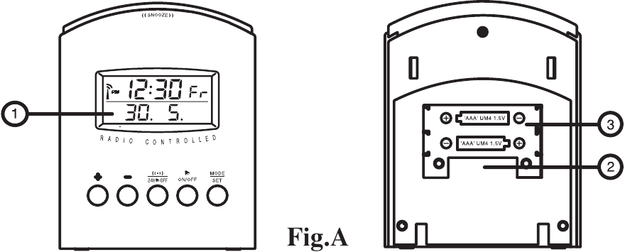 Oregon Scientific RM912TCN - Radio Controlled Clock Manual | ManualsLib