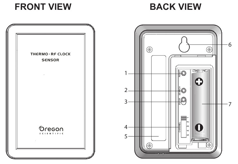 Oregon Scientific RRM320P, RRM320PA - Radio Controlled Projection Clock ...