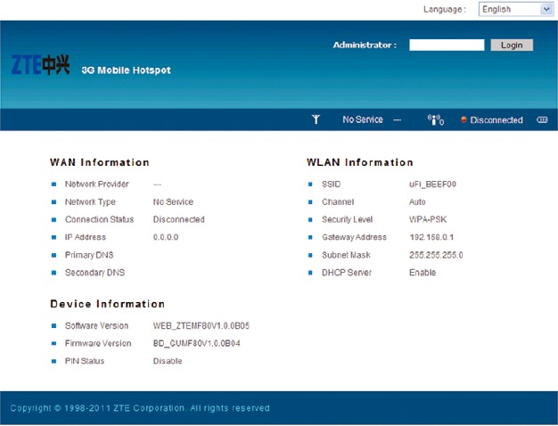 ZTE MF80 - Mobile Hotspot Quick Guide | ManualsLib