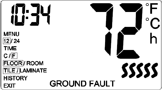 ARDEX FLEXBONE HEAT Non-Programmable Thermostat Quick Start Guide | ManualsLib
