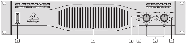Behringer EUROPOWER EP4000/EP2000 - Stereo Power Amplifier Manual ...