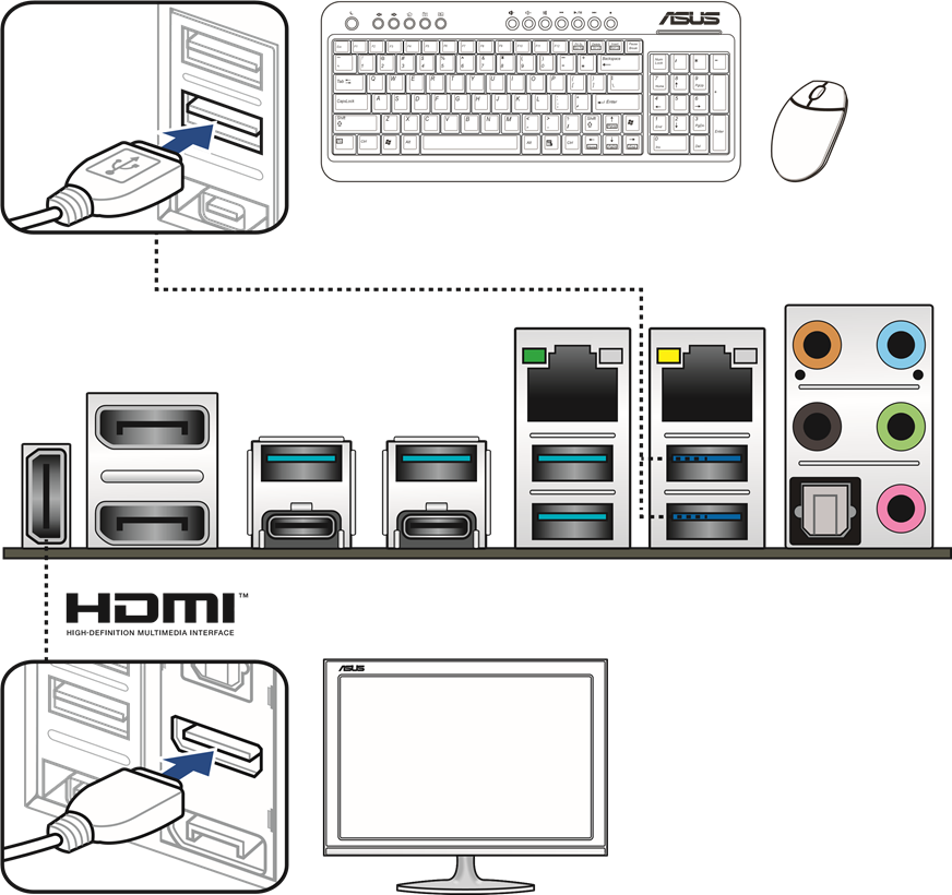 Asus Pro WS W480-ACE - LGA 1200 ATX Intel Motherboard Quick Start ...