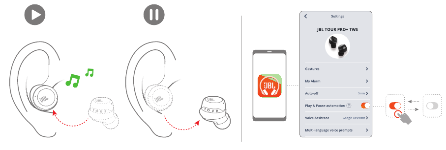 JBL TOUR PRO+TWS Quick Start Guide | ManualsLib
