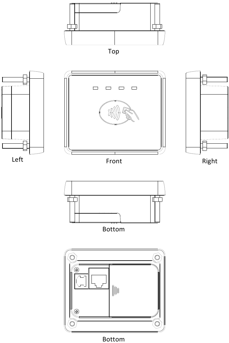 PAX IM700 - Contactless Card Reader Quick Setup Guide | ManualsLib