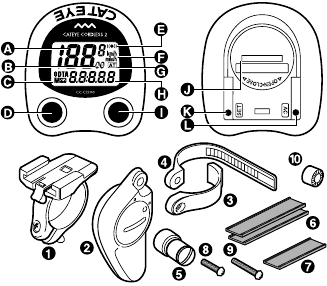 Cateye Cordless 2 CC-CL200 - Cyclocomputer Manual | ManualsLib