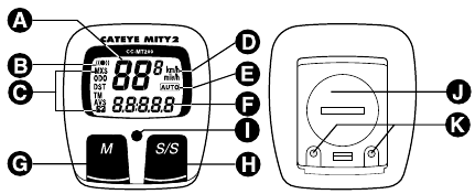 Cateye Mity 2 CC-MT200 - Cyclocomputer Manual | ManualsLib