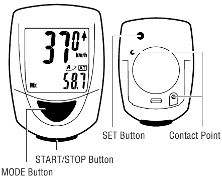 Cateye Mity 8 CC-MT400 - Cyclocomputer Manual | ManualsLib