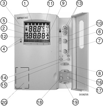 Siemens RDE10.1DHW - Room Temperature Controller Manual | ManualsLib