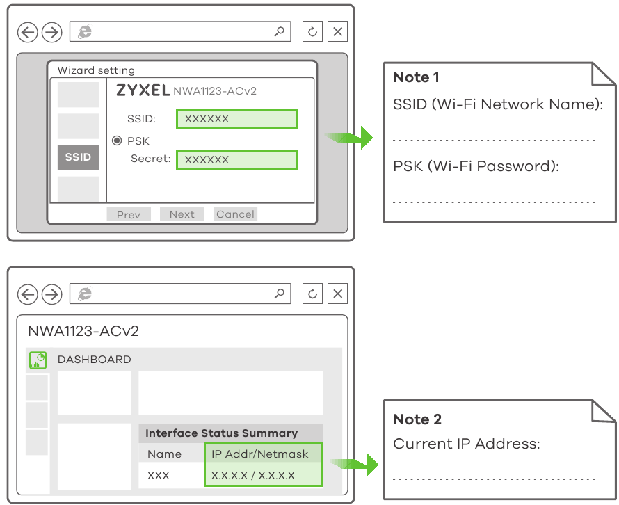 Zyxel NWA1123-ACv2 - 802.11ac Dual-Radio Dual-Mount PoE Access Point ...