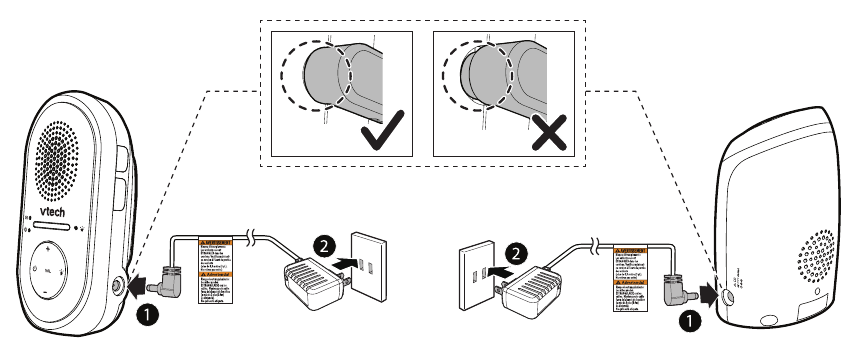VTech TM8112, TM8112-2 - Digital Audio Baby Monitor Manual | ManualsLib
