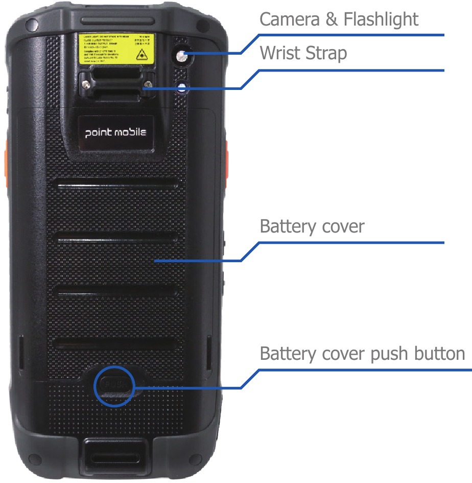 Point Mobile PM66 - Handheld Terminal Quick Start Guide | ManualsLib