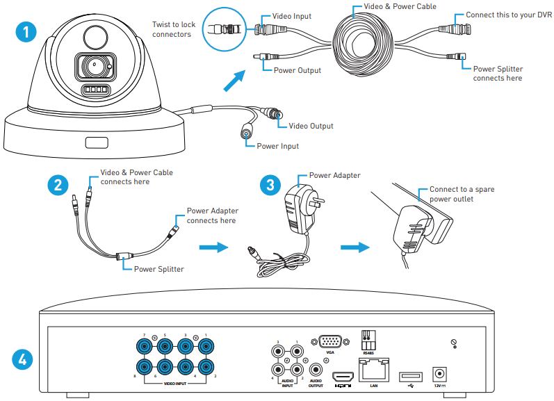 Swann PRO-1080DER Enforcer - 1080p Dome Security Camera Manual | ManualsLib