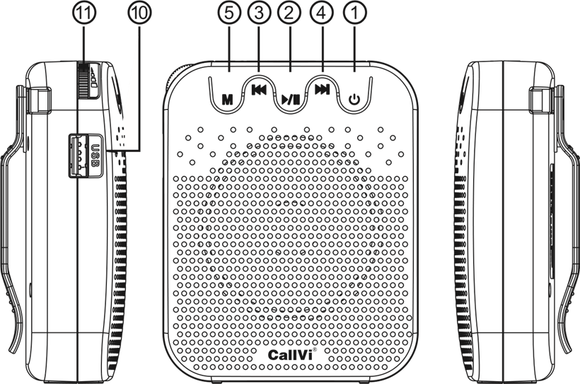 CallVi V-307 - Wired Voice Amplifier Manual | ManualsLib