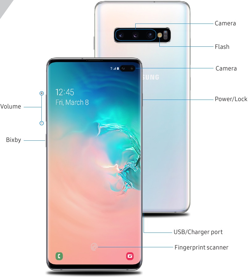 Samsung Galaxy S10+ Quick Reference Guide | ManualsLib