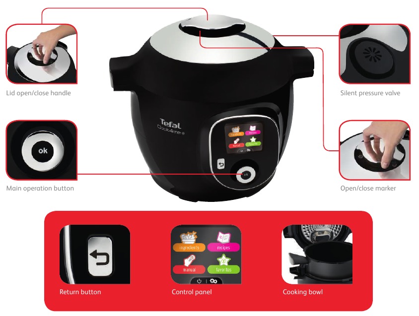 Tefal Cook4me - Smart Multicooker Manual | ManualsLib