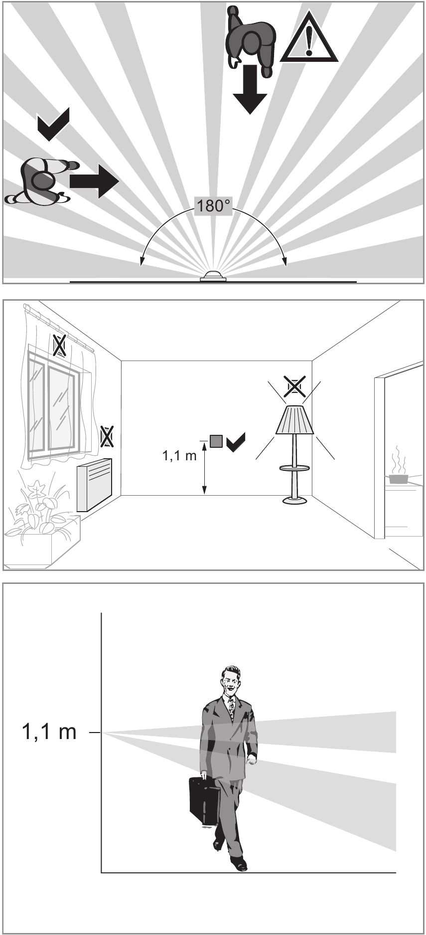 Berker 2996, 2995 - Motion Detector 1.1 M 2/3-Conductor Manual | ManualsLib