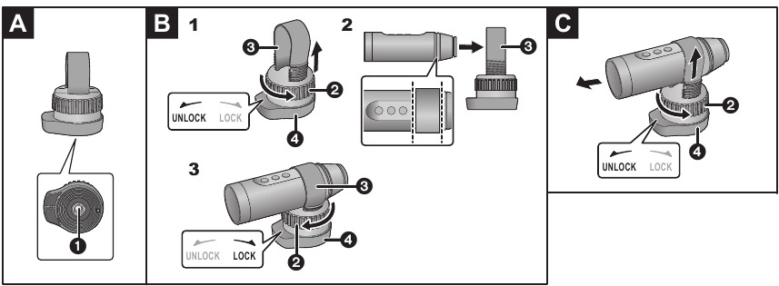 Panasonic VW-CTA1 - Tripod Mount Operating Instructions | ManualsLib