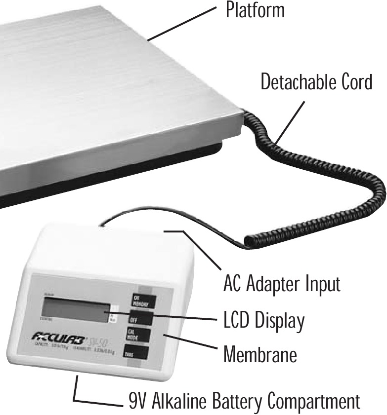 Acculab SV-30, SV-50, SV-100 - Bench Scale Manual | ManualsLib